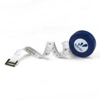 China Blue Casing tailoring measuring tape Double Scale 150cm 60 Inch With Metal Pull Tab for sale