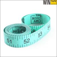 China Wintape 60 Inch Bright Green Flexible Vinyl Measuring Tape Ruler Accurate Dual Scale 150cm for sale