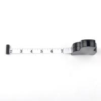 China Black Retractable Body Tape Measure 60 Inches 150cm Dual Sided Scale for Fitness for sale