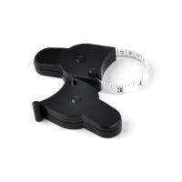 China Black Retractable Body Tape Measure 60 Inches 150cm Dual Sided Scale for Fitness for sale