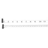 China Black Retractable Body Tape Measure 60 Inches 150cm Dual Sided Scale for Fitness for sale