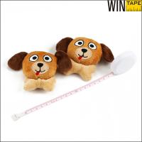 China Custom Plush Cartoon Tape Measure 1.5m Retractable Soft Measuring Tape for Kids Teaching for sale