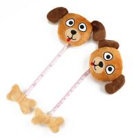 China Custom Plush Cartoon Tape Measure 1.5m Retractable Soft Measuring Tape for Kids Teaching for sale