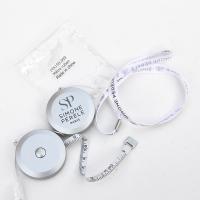 China Wintape Silver Plastic 1.8m Round Tape Measure with Lanyard Keychain for Sewing for sale