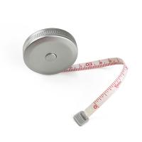 China Wintape Silver Plastic 1.8m Round Tape Measure with Lanyard Keychain for Sewing for sale