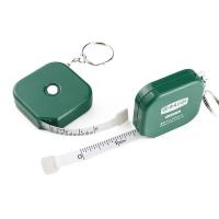 China Fiberglass Keyring Tape Measure , Customized Measuring Tape With Button Control for sale
