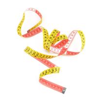 China 150cm Fiberglass PVC Tape Measure Colorful Anti Stretch Soft Sewing 60 Inch for sale