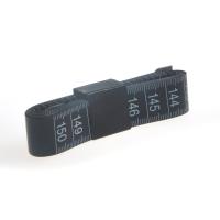 China Black Bold Number Body Measuring Tape 150cm 60inch Soft Fabric Cloth Sewing Tape Measure OEM for sale