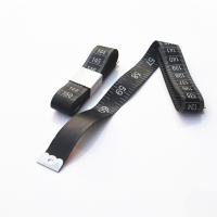 China Black Bold Number Body Measuring Tape 150cm 60inch Soft Fabric Cloth Sewing Tape Measure OEM for sale
