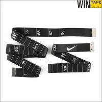 China Wintape Black Flexible Tape Measure 150cm Fiberglass with White Markings Custom Logo Promotional Gift for sale