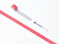 China Double Sided Plastic Clothing Tape Measure 150cm With Red White 2 Colors for sale