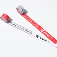 China Double Sided Plastic Clothing Tape Measure 150cm With Red White 2 Colors for sale