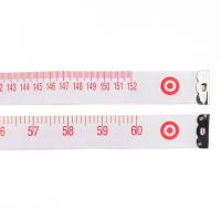 China Wintape Custom White PVC Tape Measure 150cm 60inch Dual Scale Body Measuring Ruler for Collar Shirt Elastic Waist for sale