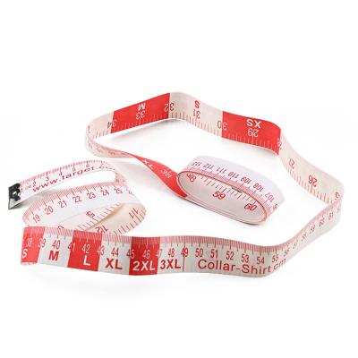China Wintape Custom White PVC Tape Measure 150cm 60inch Dual Scale Body Measuring Ruler for Collar Shirt Elastic Waist for sale