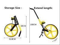 China Handheld Walking Wheel Measuring Tape For Measuring Distance OEM ODM for sale