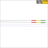 China PP Plastic Mid Arm Circumference Tape Narrow Width 2.5mm Double Sided with Punching Holes 762mm for sale
