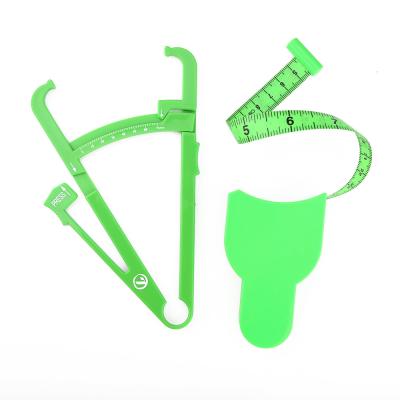 China Wintape Green Body Fat Caliper Set 2m 80in Measuring Tape Body Health Tool for sale
