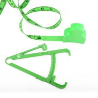 China Wintape Green Body Fat Caliper Set 2m 80in Measuring Tape Body Health Tool for sale