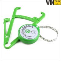 China ABS Plastic Body Fat Percentage Calculator Caliper With Dual Sided 150cm Scale for sale