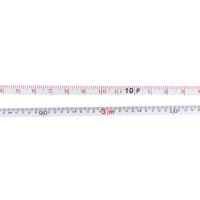 China 30m 100ft Fiberglass Survey Tape Measure Dual Sided 13mm Wide for Land Surveying for sale