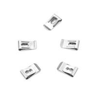 China Silver Finish Tape Measure Components Belt Clip 65Mn Steel Material for sale