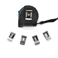 China Silver Finish Tape Measure Components Belt Clip 65Mn Steel Material for sale