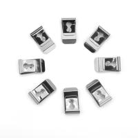 China Silver Finish Tape Measure Components Belt Clip 65Mn Steel Material for sale
