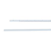 China 6mm Width Custom Steel Tape Measure White Baking Vanish For Measuring Baseball ODM for sale