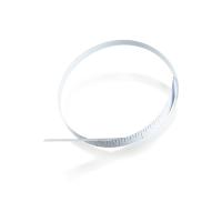China 6mm Width Custom Steel Tape Measure White Baking Vanish For Measuring Baseball ODM for sale