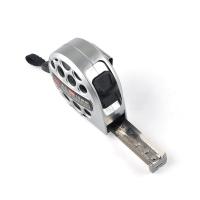 China Retractable Stainless Steel Tape Measure 16ft 5m Self Lock Hollow Metal Case Dual Scale for sale