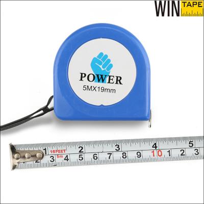China Wintape 3M Retractable Steel Tape Measure Extra Thick 65 Steel ABS Case Metric Ruler OEM for sale