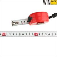 China Carbon Steel Measuring Tape 3m Red Industrial Grade Compact Tape Measure for sale