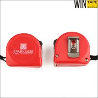China Carbon Steel Measuring Tape 3m Red Industrial Grade Compact Tape Measure for sale