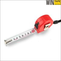 China Carbon Steel Measuring Tape 3m Red Industrial Grade Compact Tape Measure for sale