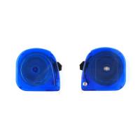 China 10FT 3M Lightweight Steel Tape Measure With Blue Transparent Plastic Shell for sale