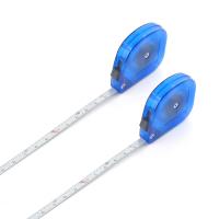 China 10FT 3M Lightweight Steel Tape Measure With Blue Transparent Plastic Shell for sale