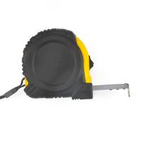 China Wintape Black 8m x 25mm Metric Only Tape Measure with Spring Lock and Gripper for sale