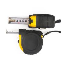 China Wintape Black 8m x 25mm Metric Only Tape Measure with Spring Lock and Gripper for sale