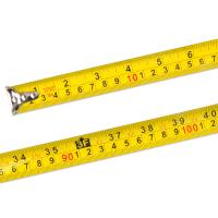 China 33ft 10m x 1 Inch Metric and Imperial Tape Measure Metal with Tempered Steel End Hook for sale