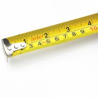 China Orange 25 Foot Measuring Tape 7.5 Meter With Shock Absorbent Solid Rubber Case for sale