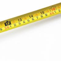 China Orange 25 Foot Measuring Tape 7.5 Meter With Shock Absorbent Solid Rubber Case for sale