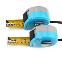 China 5m 16ft Heavy Duty Steel Tape Measure Gray ABS Case for Architect Woodworking for sale
