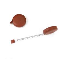 China 1.5m 60 Inches Leather Cowhide Covered Retractable Sewing Tape Measure OEM Custom for sale