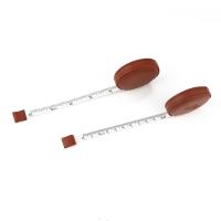 China 1.5m 60 Inches Leather Cowhide Covered Retractable Sewing Tape Measure OEM Custom for sale
