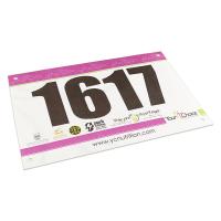 China Tyvek Paper Marathon Running Bib For Races Event Tearproof Waterproof for sale