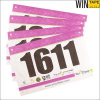 China Tyvek Paper Marathon Running Bib For Races Event Tearproof Waterproof for sale