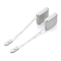 China Leather Covered Personalised Sewing Tape Measure 60 Inch Square Shape With Smooth Edges for sale