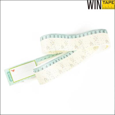 China Customized Tyvek Paper Measuring Tape 150CM Long Waterproof Tearproof for sale