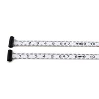 China Silver Color Plastic BMI Tape Measure Calculator 150 Centimeters For Body Health for sale