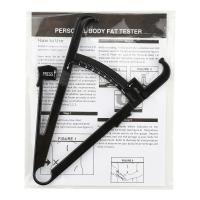 China Wintape Black Metric Body Fat Caliper 0.5mm Accuracy Skinfold Tester for Health Monitoring for sale